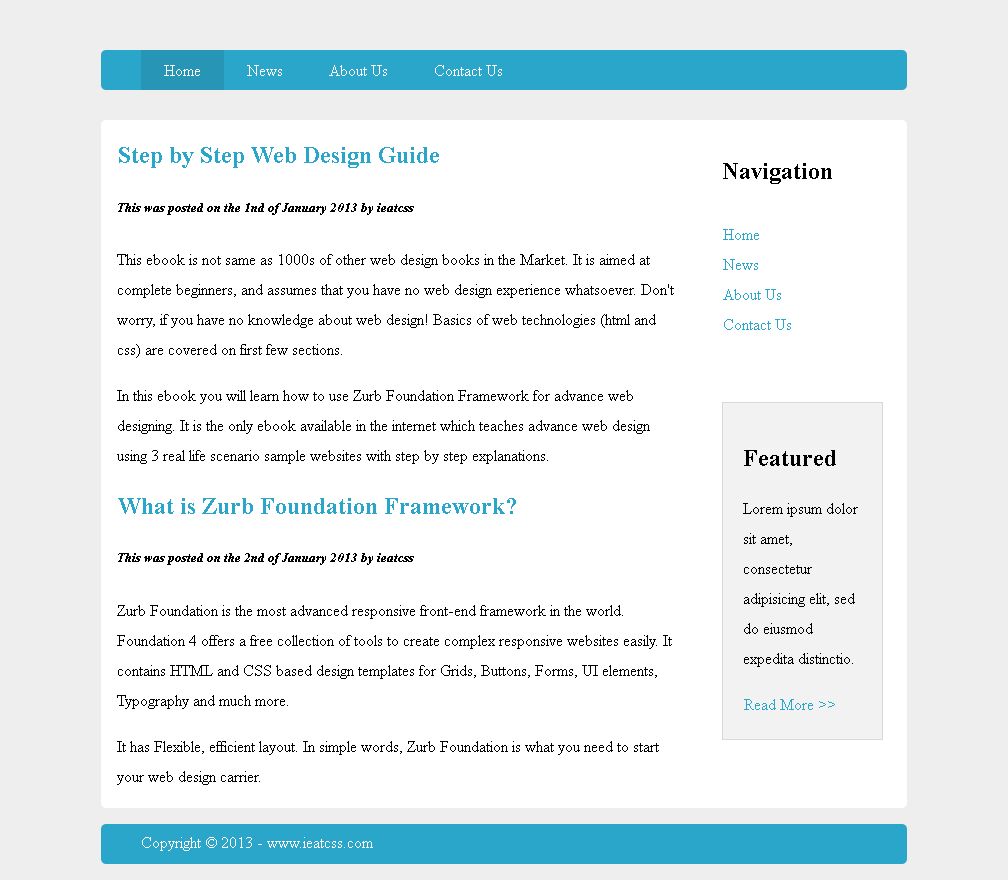 CSS3 Step-by-Step Example